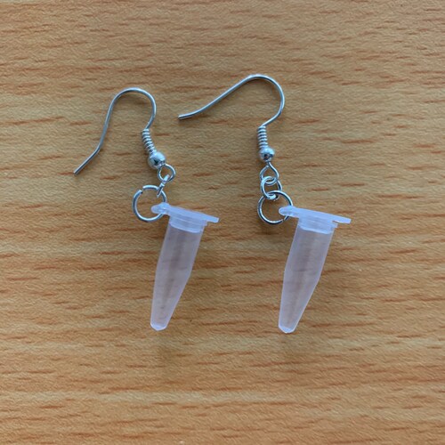 PCR Tube Earrings - Etsy