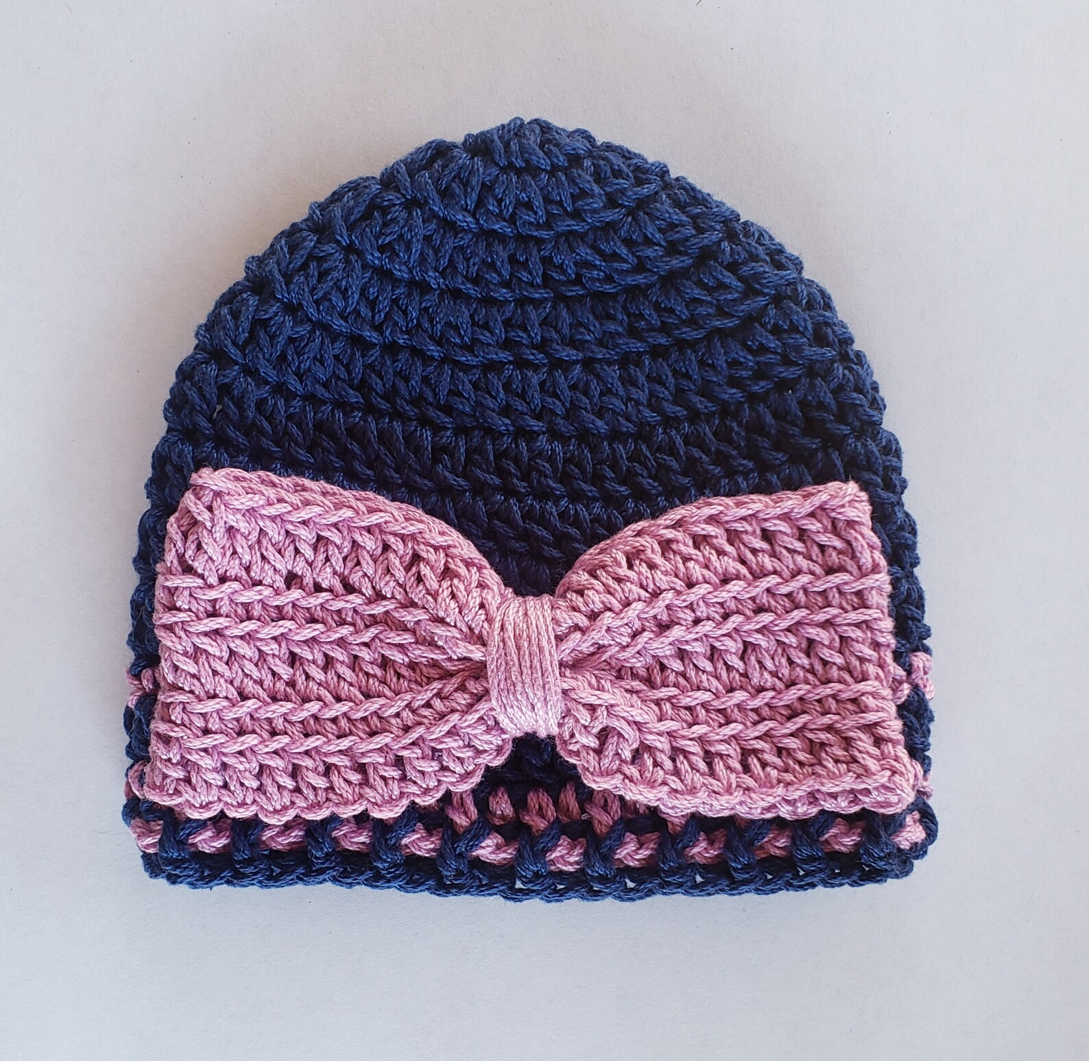 Baby Bow Hat Crochet Pattern (instant PDF Download!) - Etsy