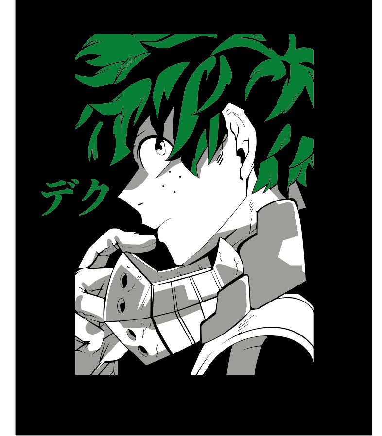 Vector Midoriya Deku AISVG - Etsy