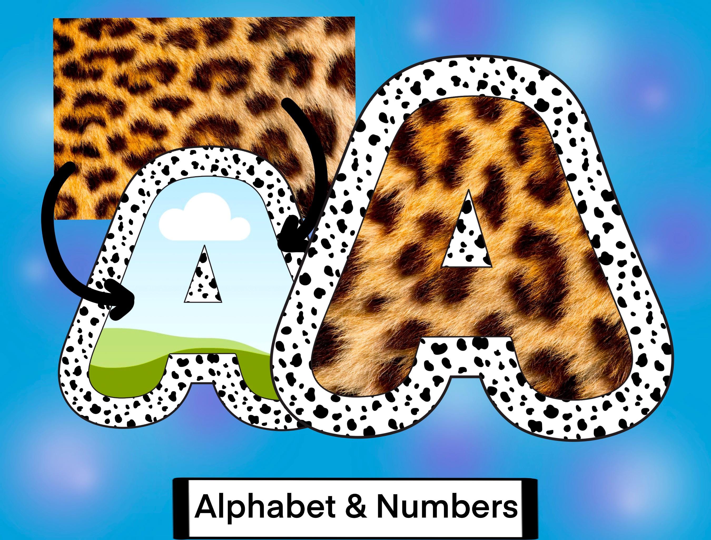 Canva Alphabet Template, Canva Frames, Easy Drag and Drop, Create Your ...