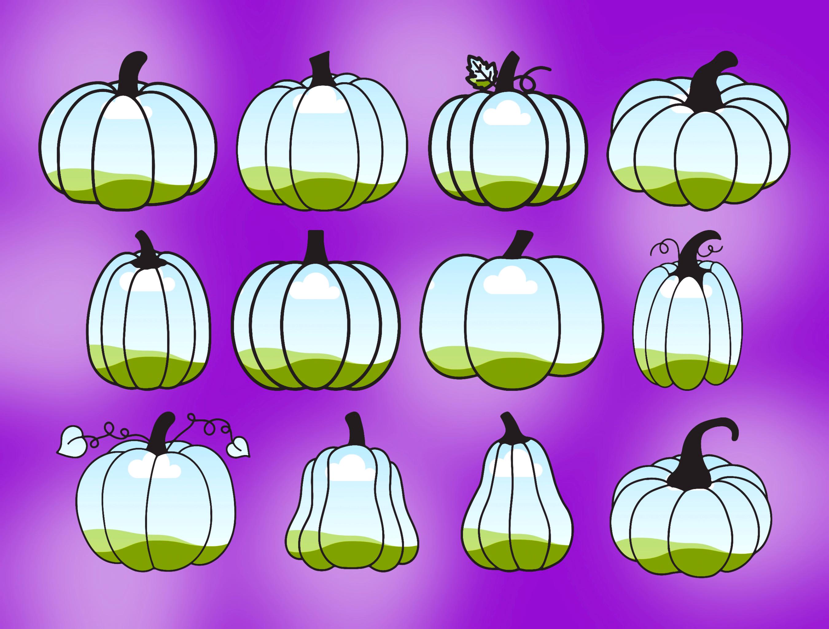 Fill Your Own Canva Template Frames, Halloween Pumpkin Canva Frames ...