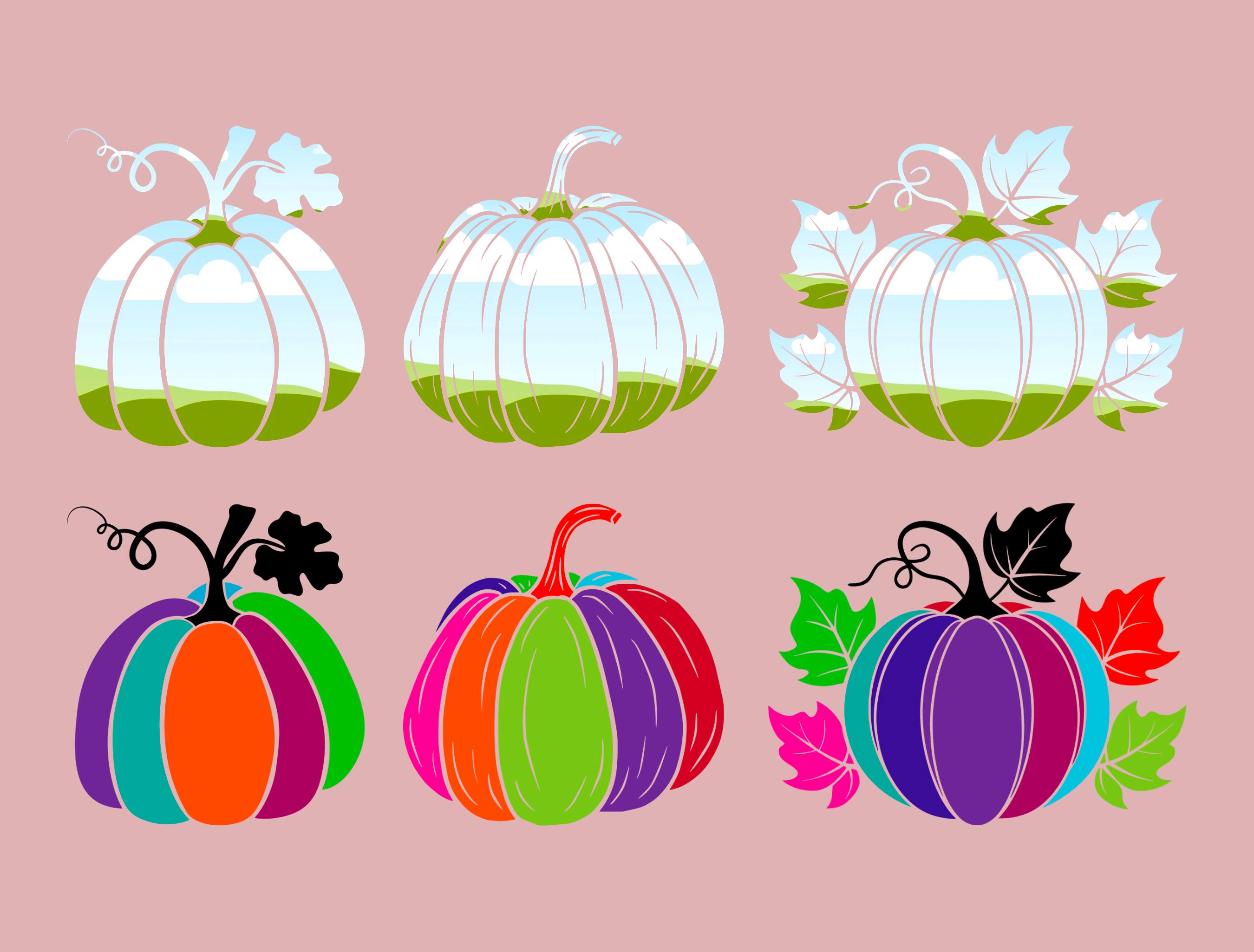 Fill Your Own Canva Template Frames, Halloween Pumpkin Canva Frames ...