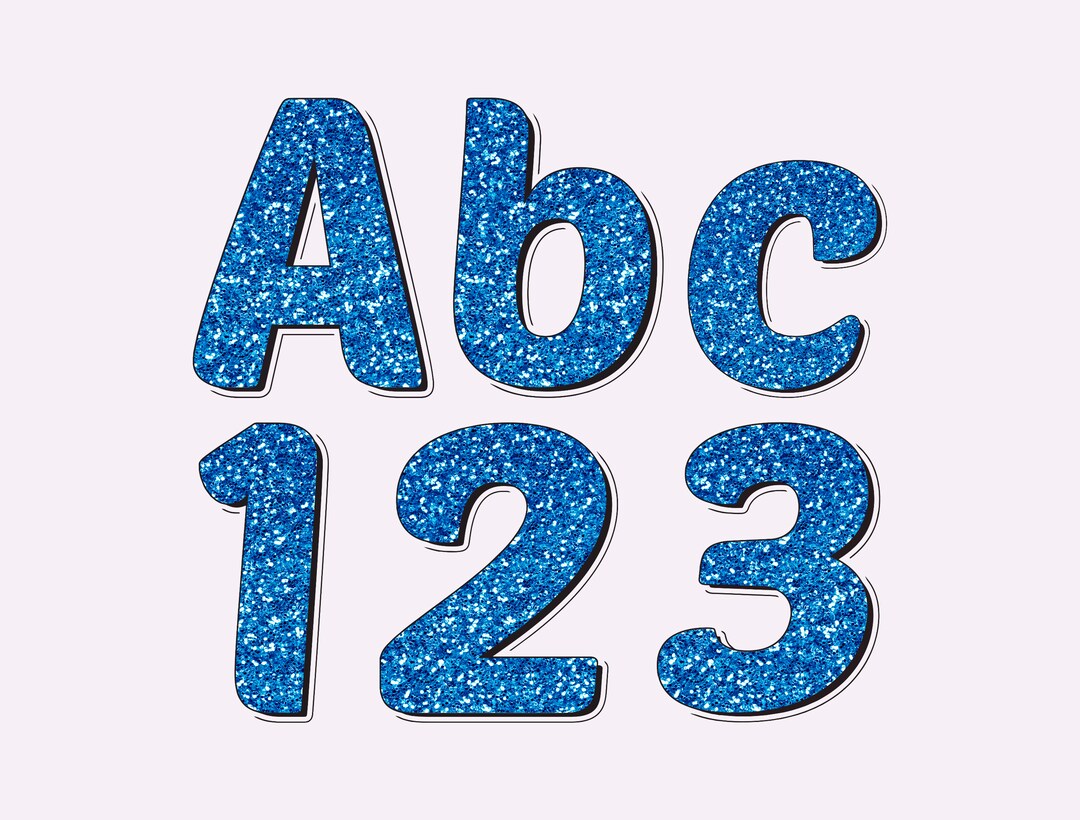 62 PNG Blue Glitter Letters Alphabet, PNG Transparent Background ...