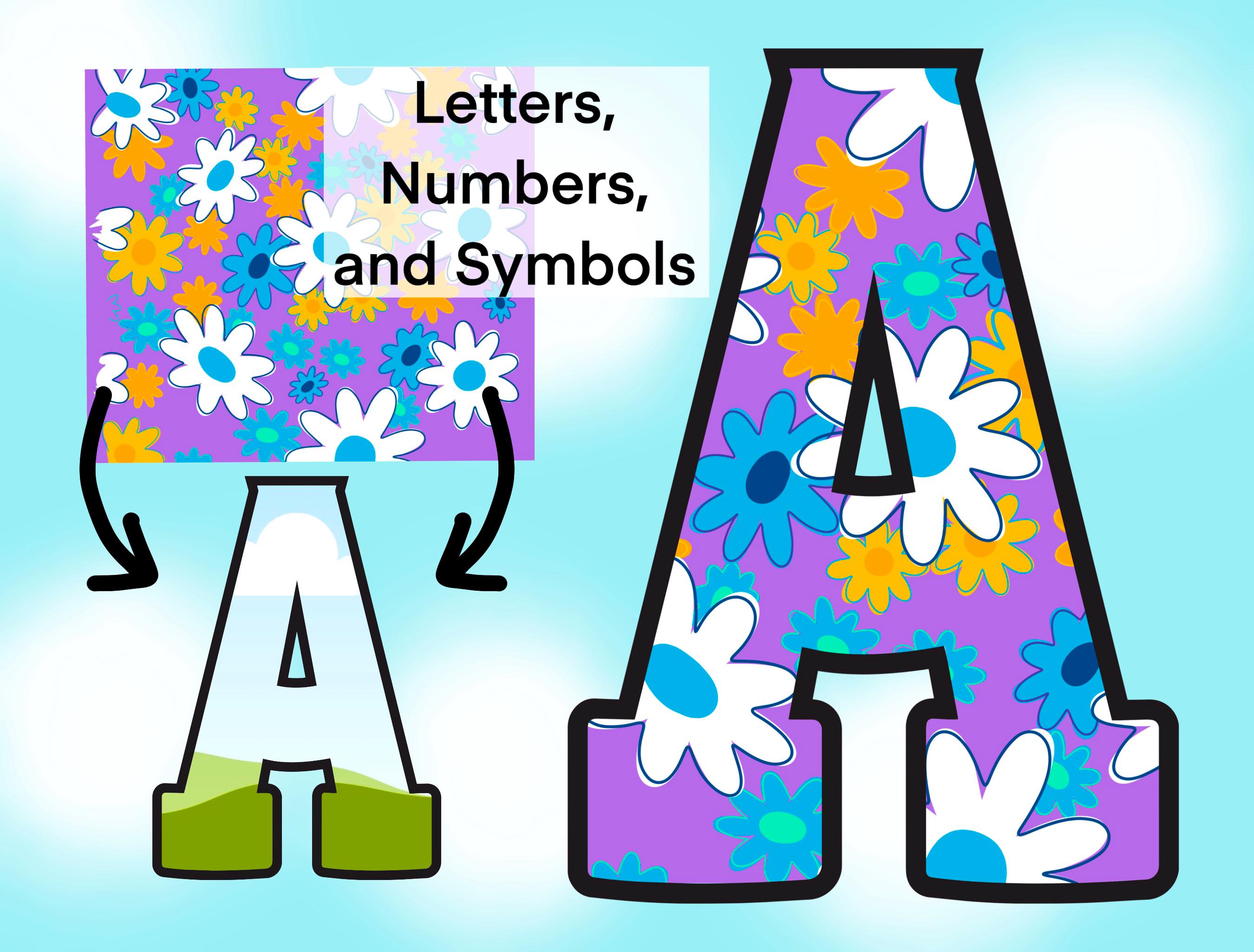 Canva Alphabet Template, Canva Frames, Easy Drag and Drop, Create Your ...