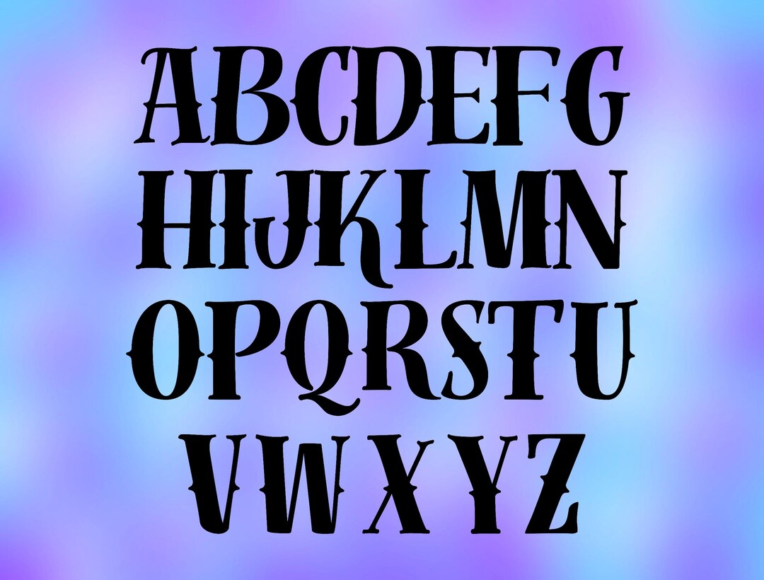 Font SVG for Cricut, Alphabet SVG, Fun Font, Alphabet, Letters, Numbers ...