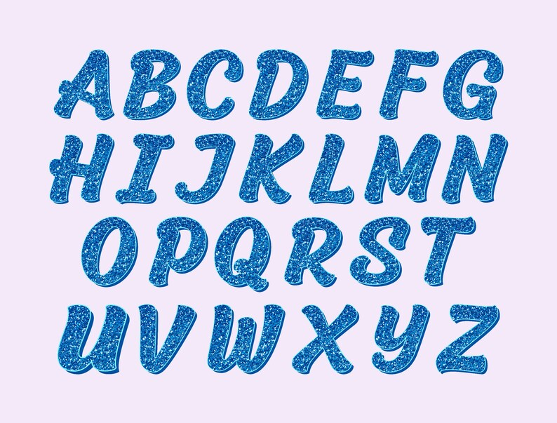 62 PNG Blue Glitter Letters Alphabet, PNG Transparent Background ...