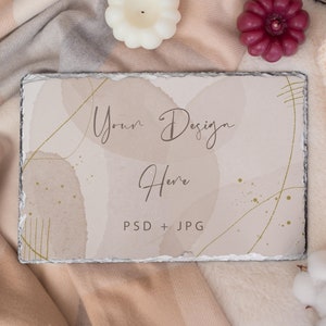 Slate Mockup, Rectangle Slate Mockup, Photo Slate Mockups, Dye ...