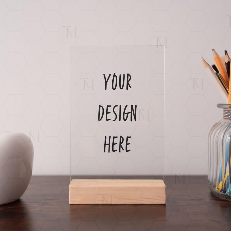 Blank Acrylic Table Signs - Etsy