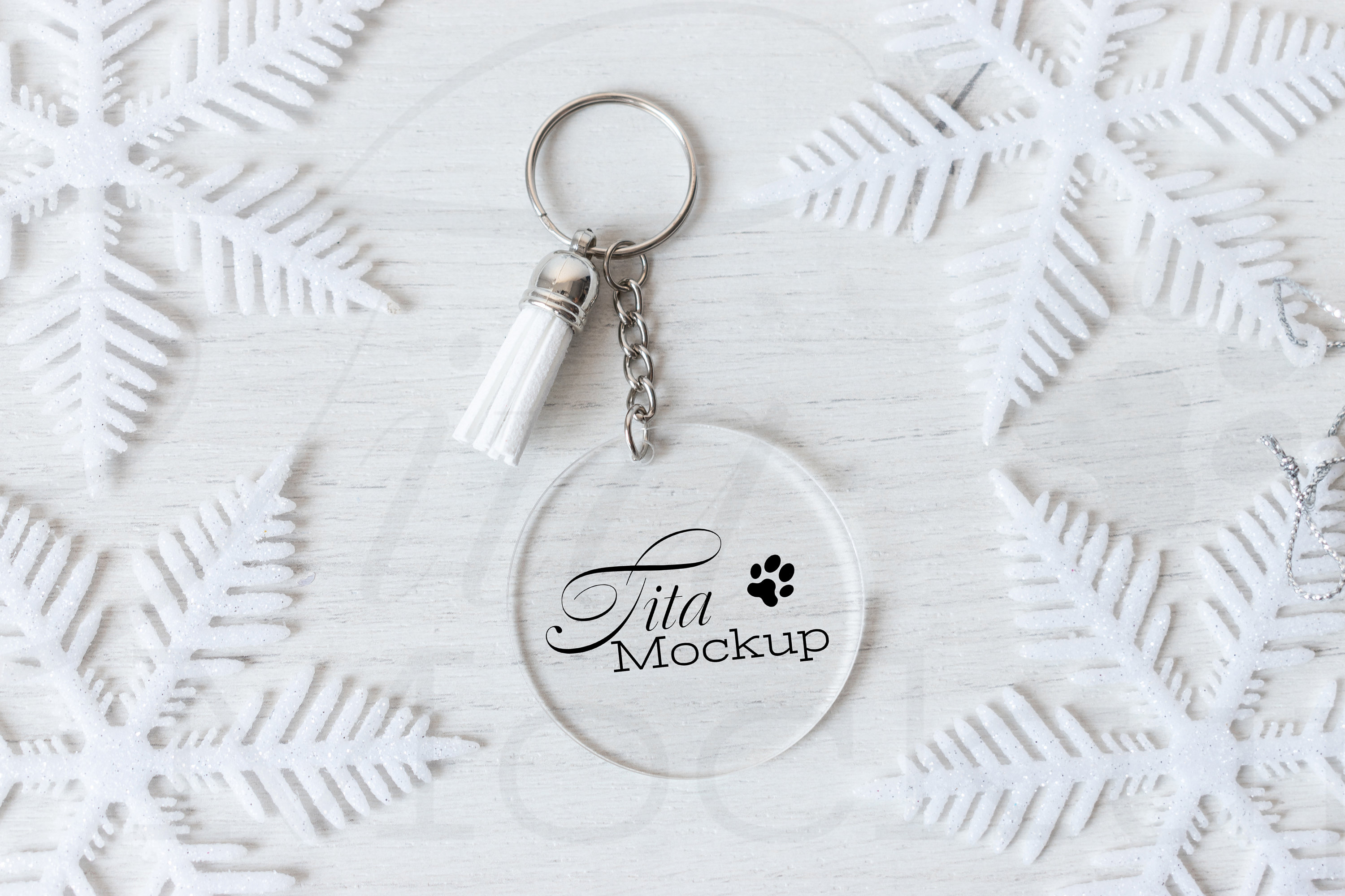 Acrylic Keychain Mockup Keyring Mockup | Etsy