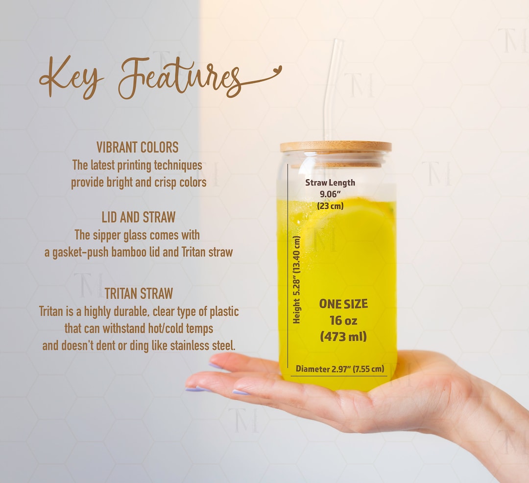 Sipper Glass Size Chart, Libbey Glass Mockup, Glass Sipper Cup Mockup ...