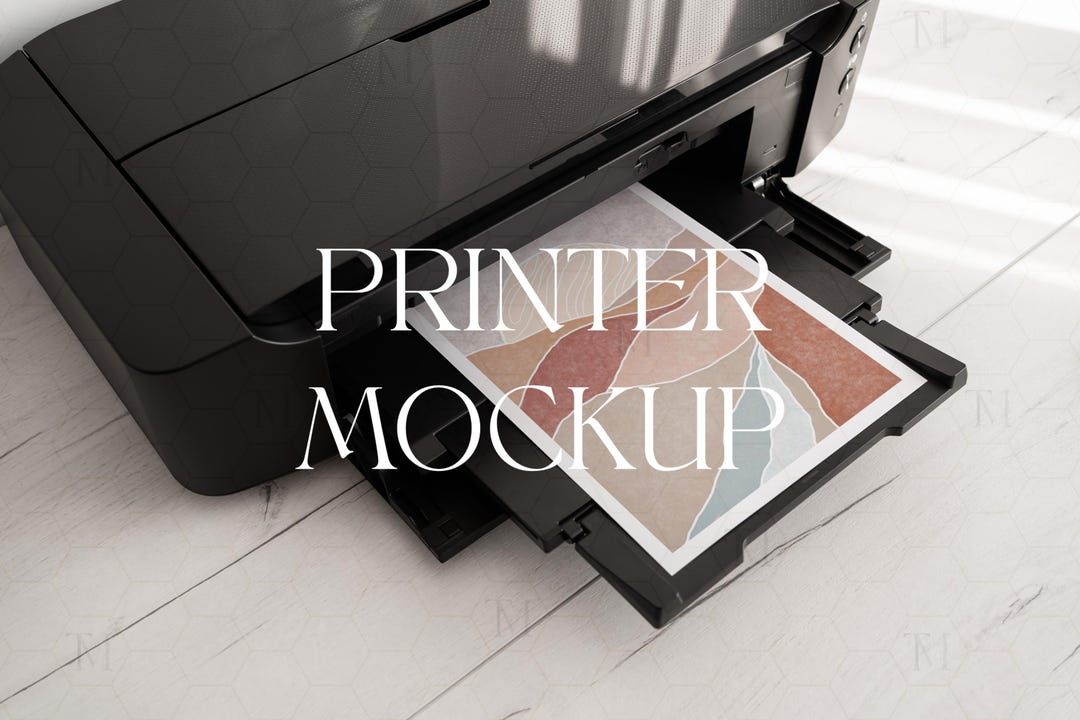 Poster Mockup PSD, PSD Printer Mockup, Print Poster Mockup, Vertical ...