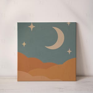 Square Canvas Mockup, PSD Canvas Mockup, Minimalist Wall Art Mockup ...