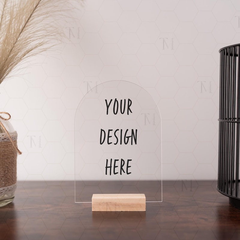 Arched Acrylic Sign - Etsy