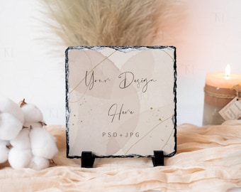 Slate Mockup, Rectangle Slate Mockup, Photo Slate Mockups, Dye ...