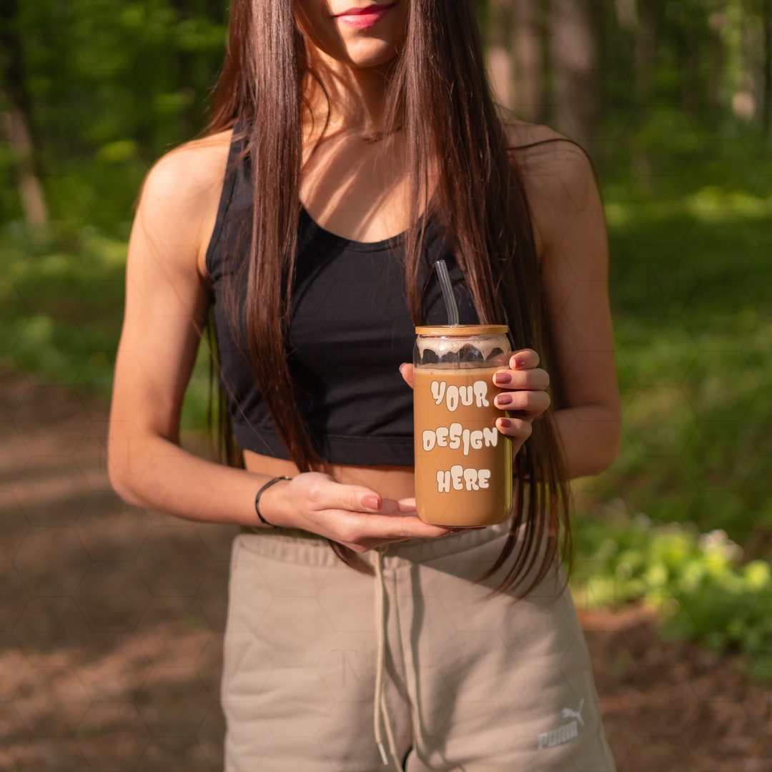 Sipper Glass Mockup Beer Glass Can Mockup Sipper Glass 16oz Mockup Glass Tumbler Mockup