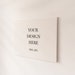 Square Canvas Mockup, PSD Canvas Mockup, Minimalist Wall Art Mockup ...
