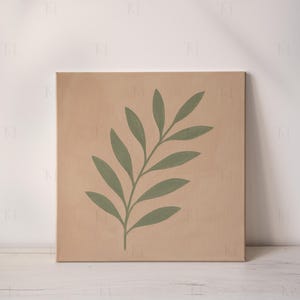 Square Canvas Mockup, PSD Canvas Mockup, Minimalist Wall Art Mockup ...