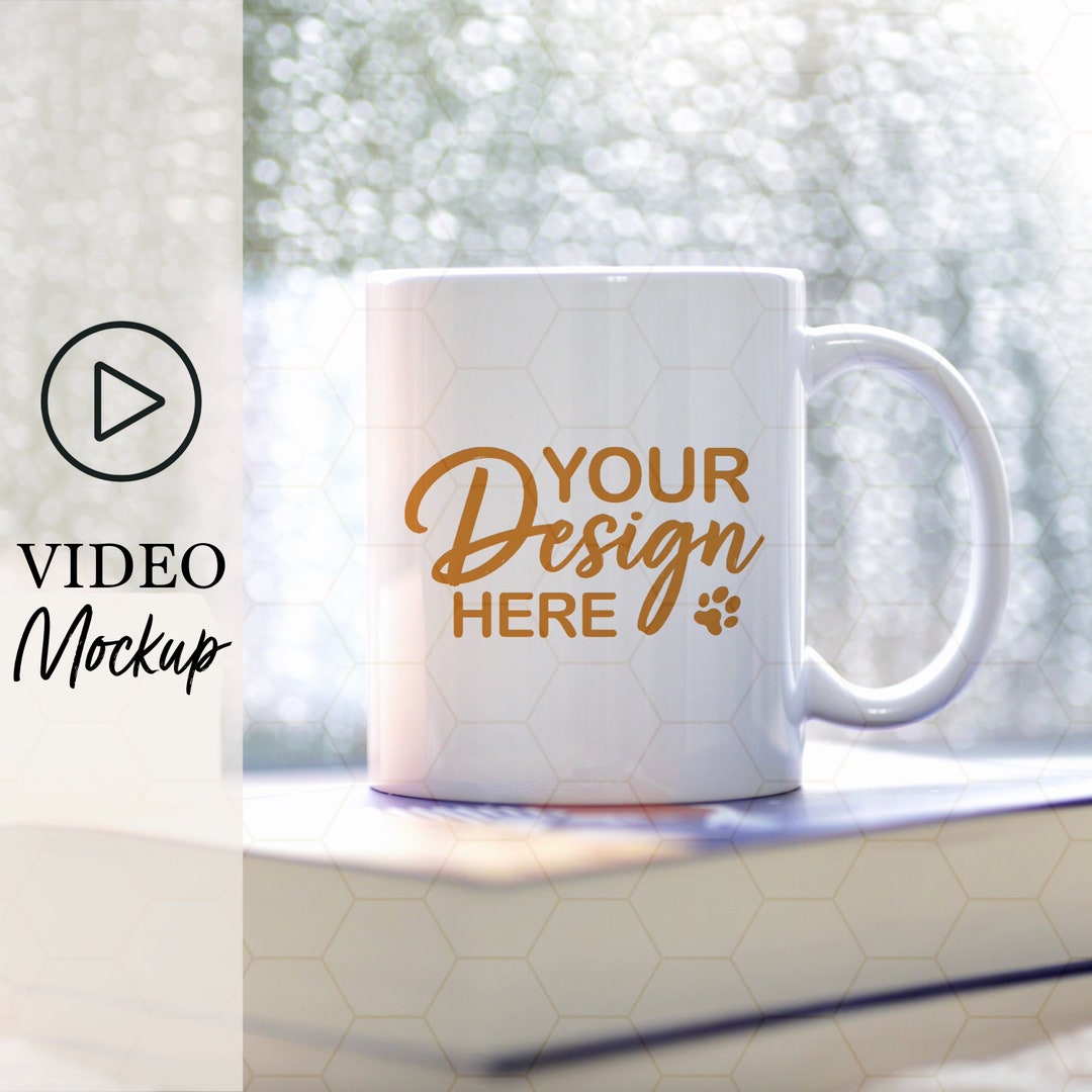 Mug Video Mockup, 11oz Mug Mockup, Printify Mug Mockup, Coffee Mug ...