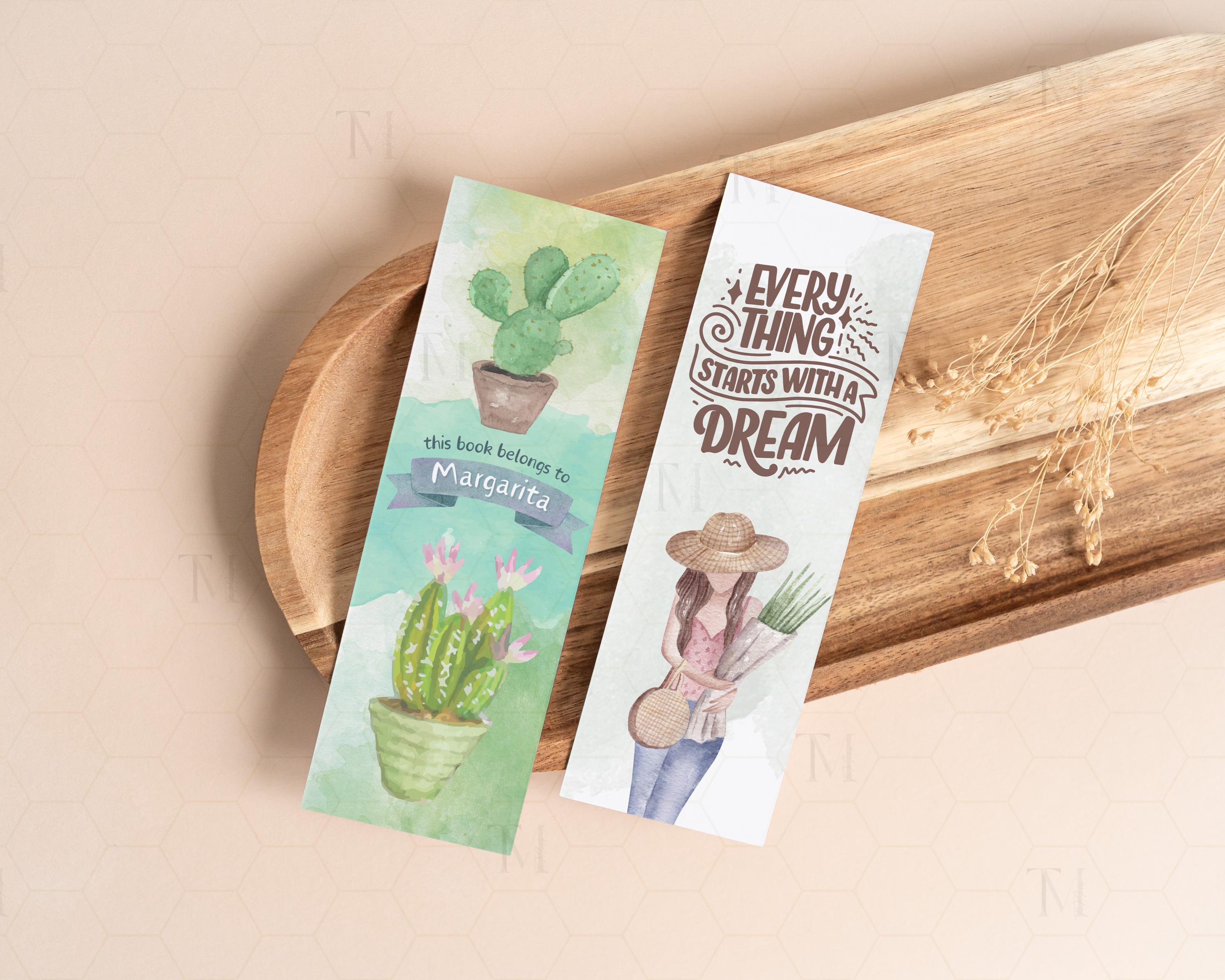 Double Bookmark Mockup PSD – 2x6 In - Etsy