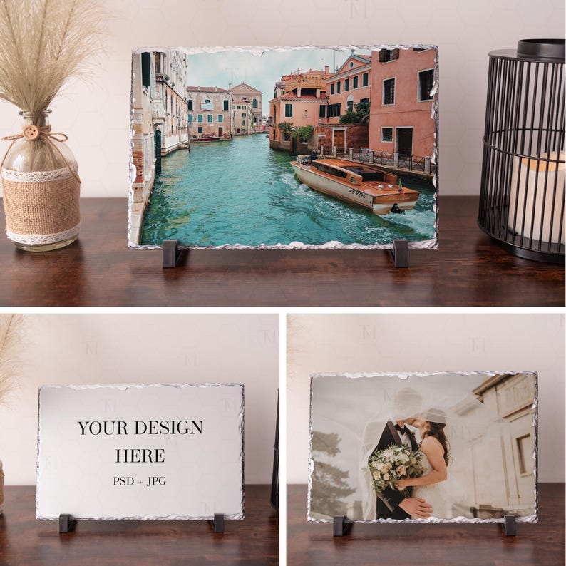 Slate Mockup Bundle, Heart Slate Mockup, Square Slate Mockup, Rectangle ...