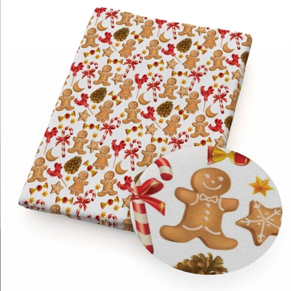 Gingerbread Fabric - Etsy