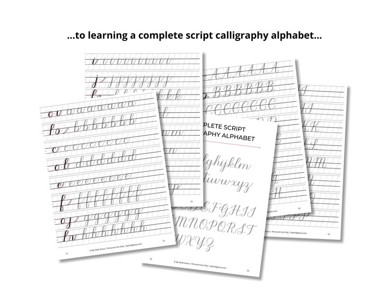 Brush Calligraphy Workbook for Beginners | How to Start Modern ...