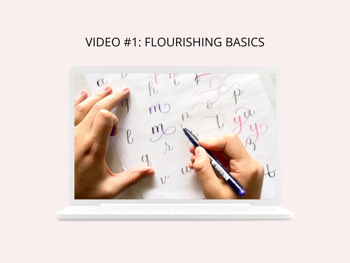 Intro to Flourishing Workshop | How to Flourish Calligraphy Video ...