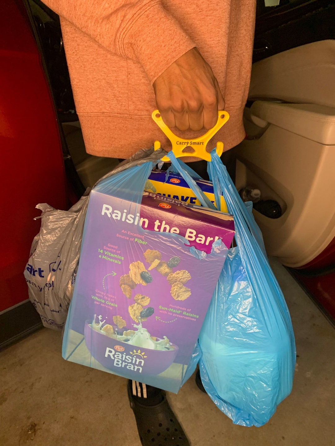 Carry Smart. All Purpose Grocery Bag Holder and Shopping Bag Carrying ...