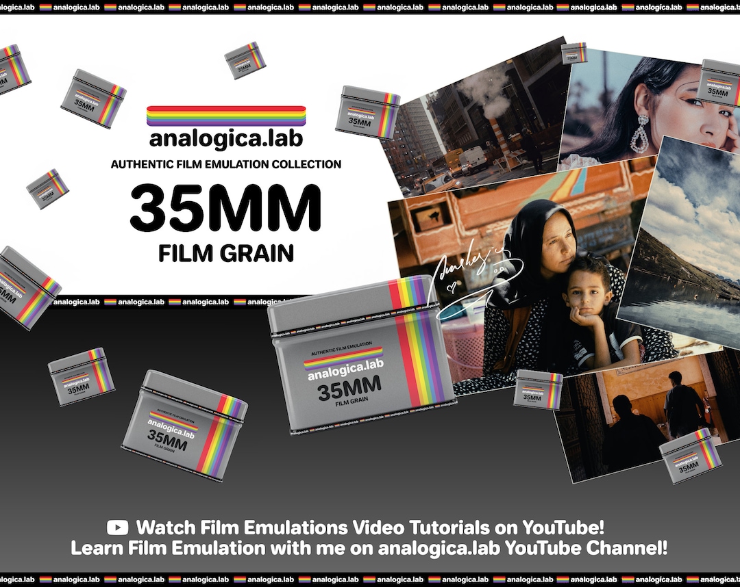 35MM Grain Film Emulation Overlays by Analogicalab - Etsy