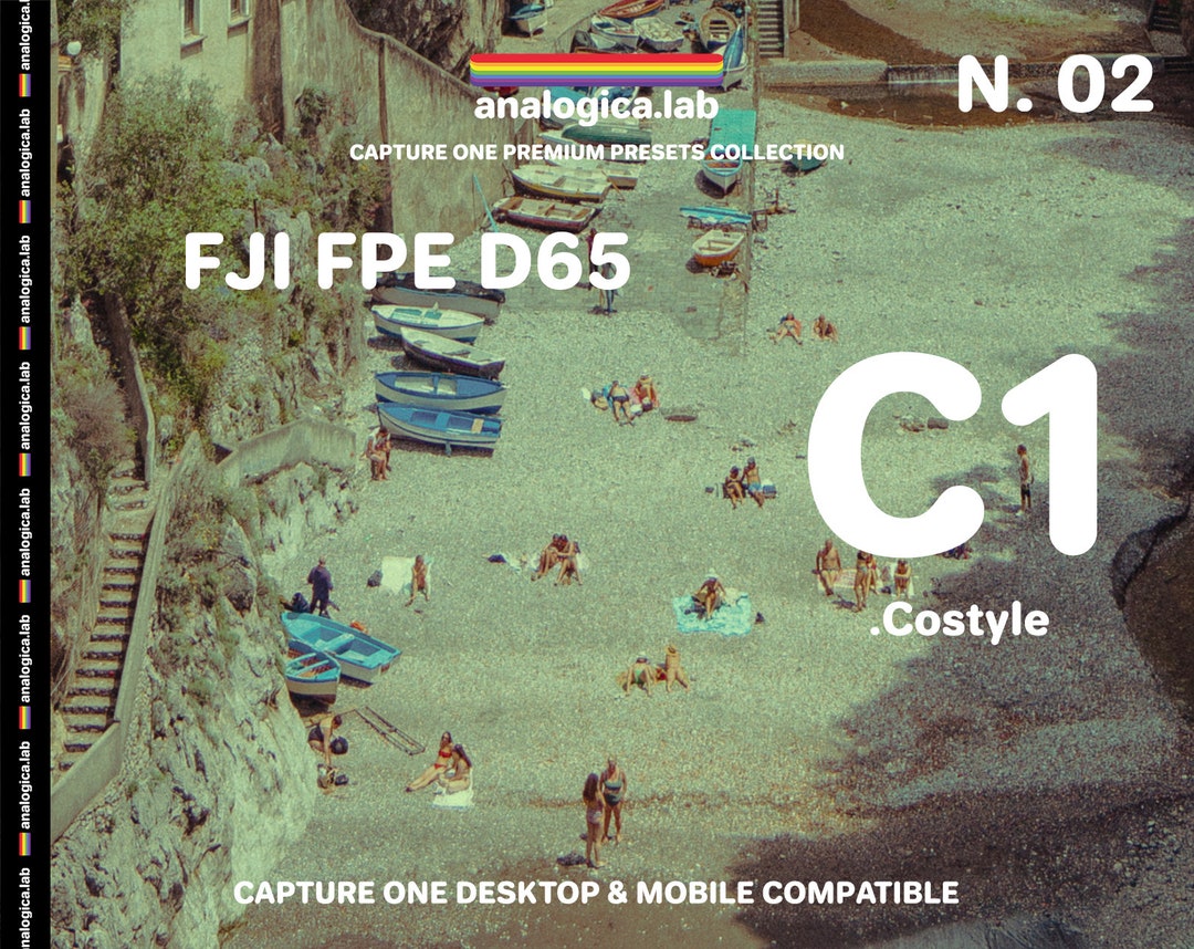 Capture One Preset FUJI FPE D65 16MM Film Simulation Premium Desktop & Mobile Pc Mac iPad Pro ...