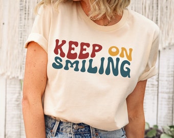 Keep Smiling Sweatshirt - Etsy
