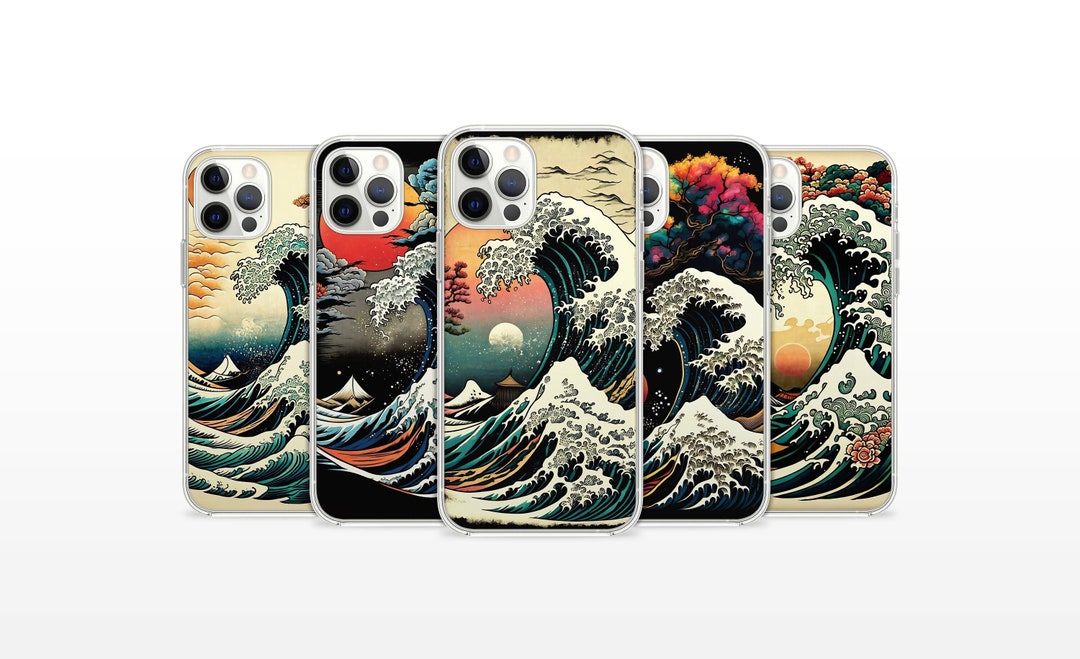 Japanese Wave Cute Kanagawa Great Wave Inspired Phone Cases Cover for ...