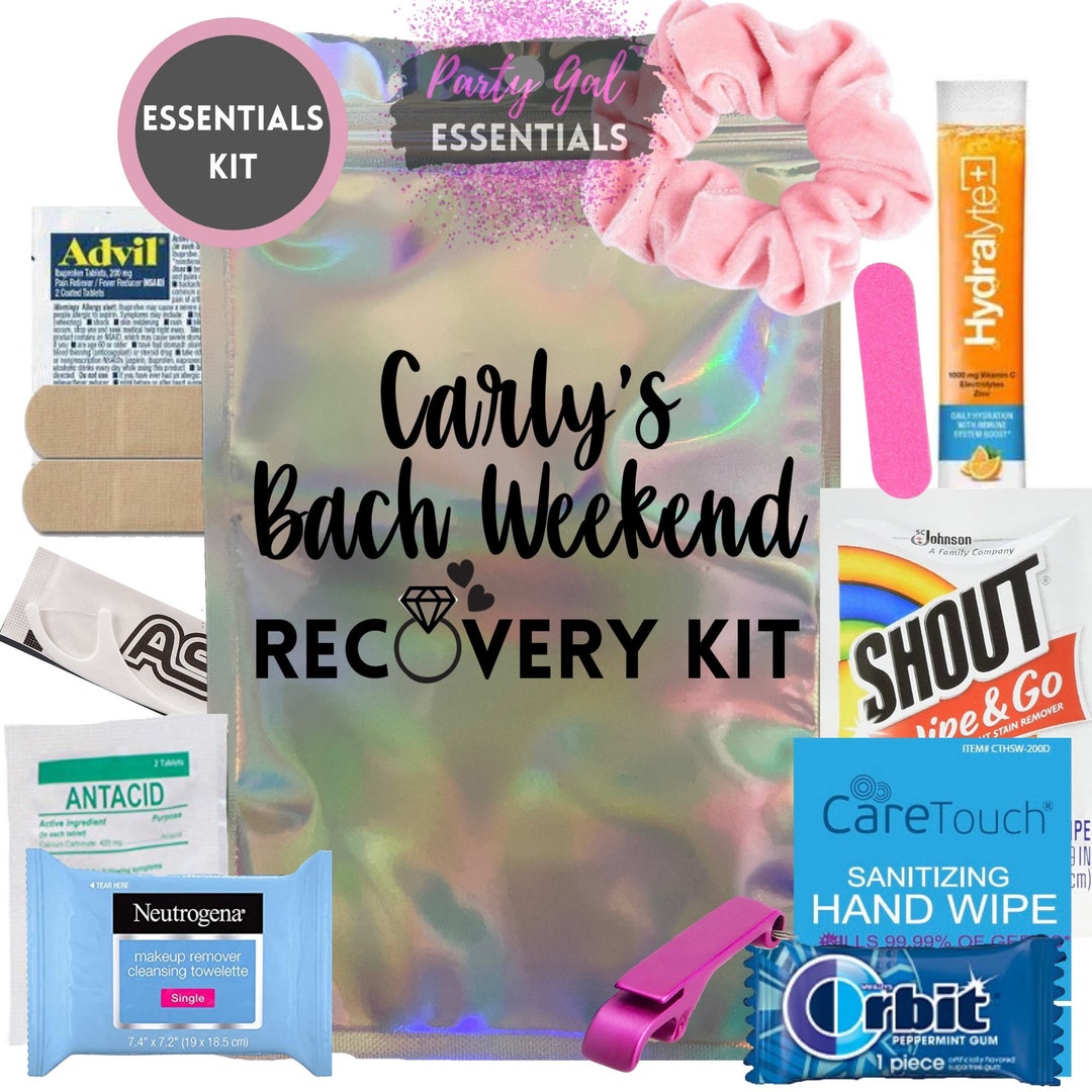 Personalized Bachelorette Hangover Recovery Kit - Etsy