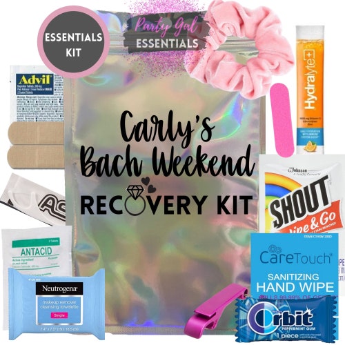 Personalized Bachelorette Hangover Recovery Kit - Etsy