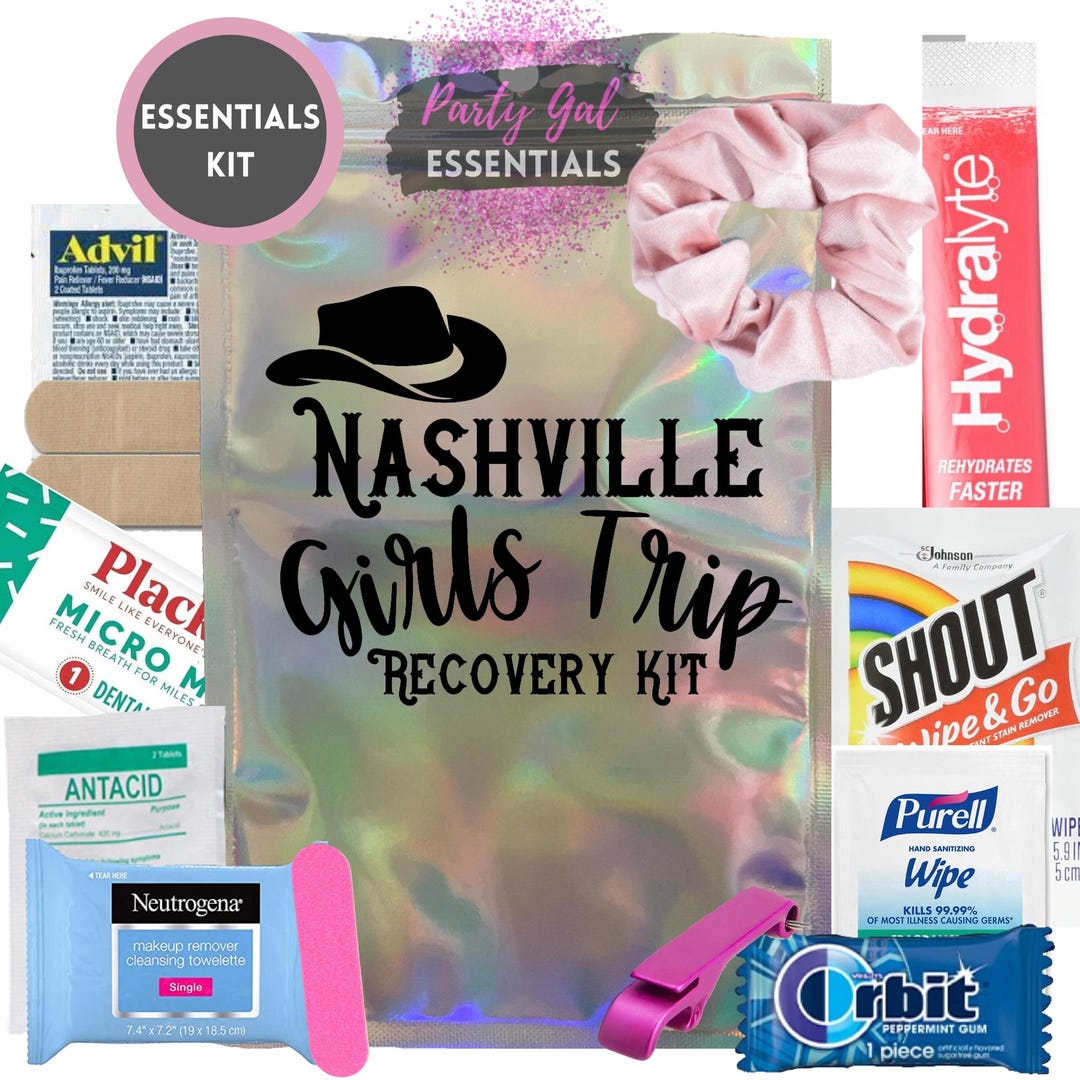 Nashville Girls Trip Hangover Recovery Kit Nashville Girls Weekend - Etsy