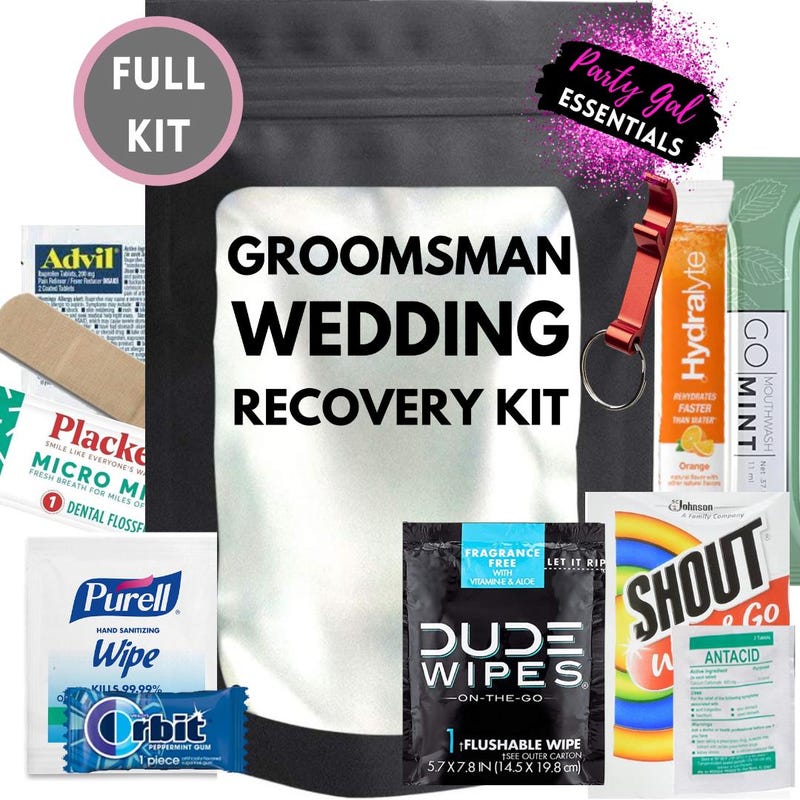 Grooms Survival Kit - Etsy