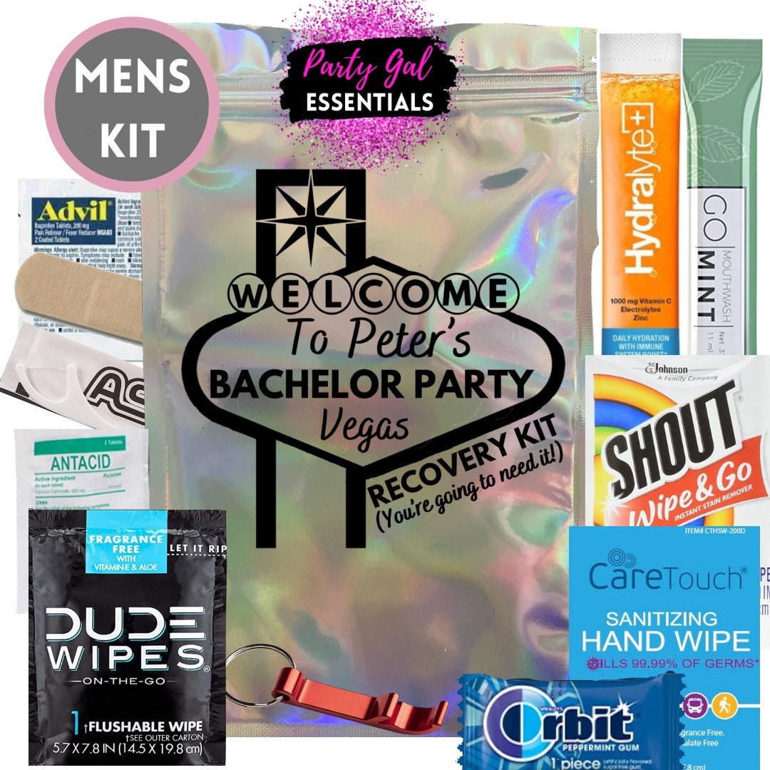 Las Vegas Bachelor Party Survival Kit - Etsy