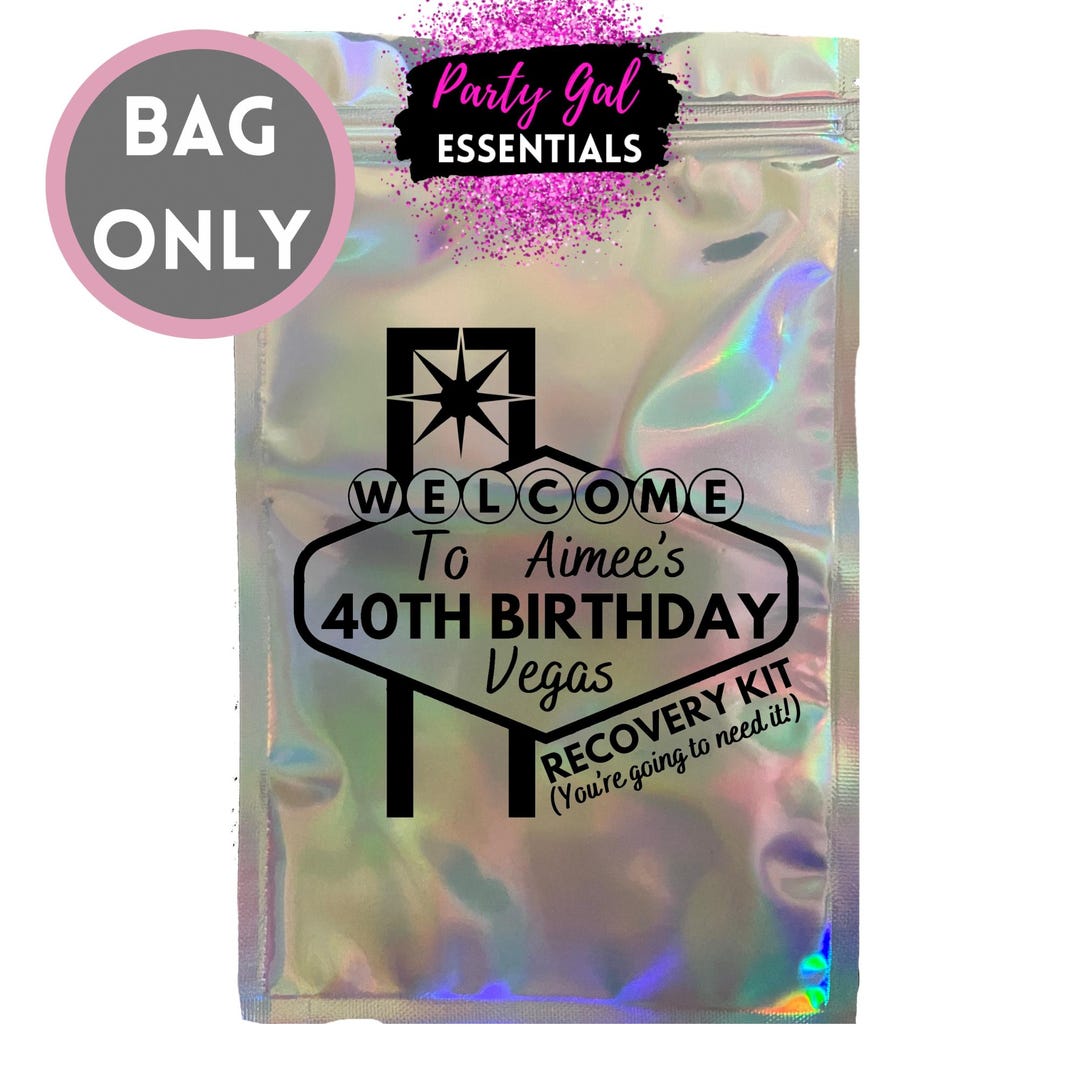 Las Vegas Birthday Hangover Recovery Kit - Etsy