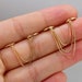 14K Solid Gold Double Box Chain Attachment Triple Gold Linking Chain ...