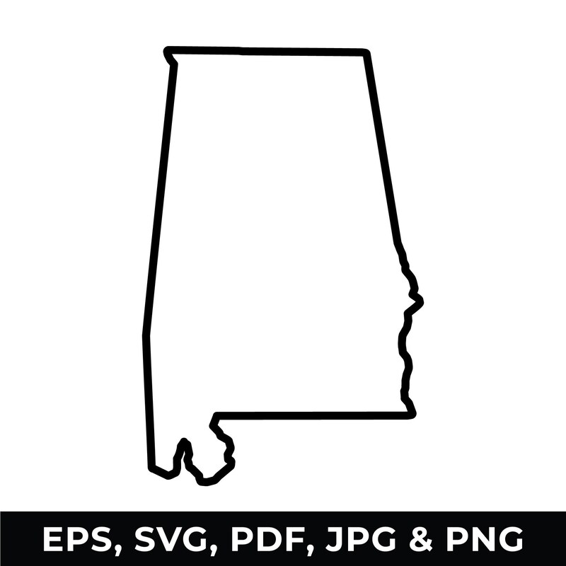 Alabama Clipart - Etsy