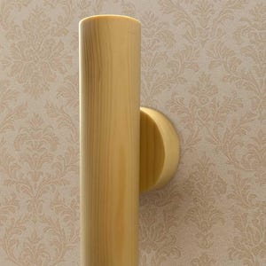 Wall Sconce With Reflective Design, Double Sided Wooden Living Room ...