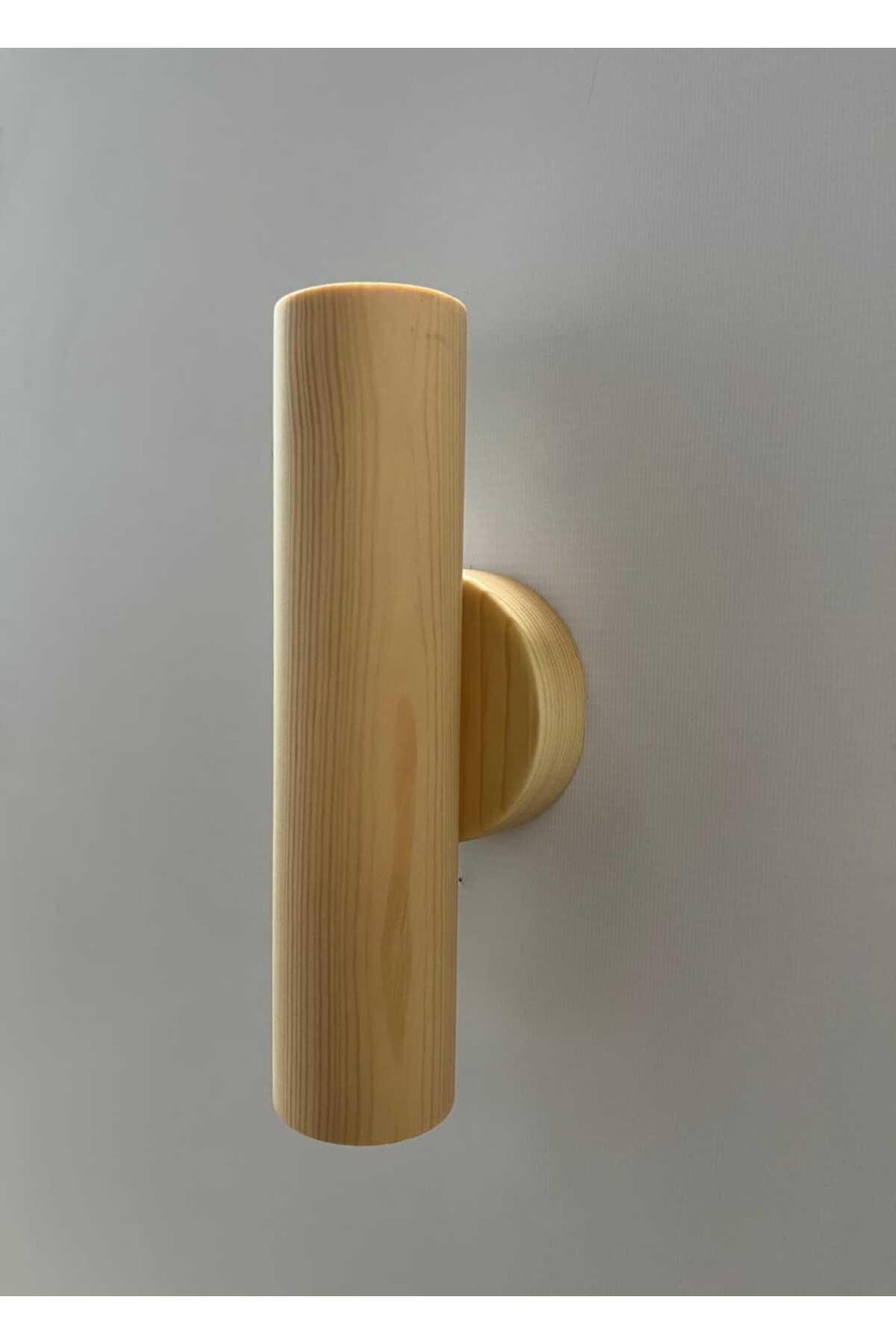 Wall Sconce With Reflective Design, Double Sided Wooden Living Room ...