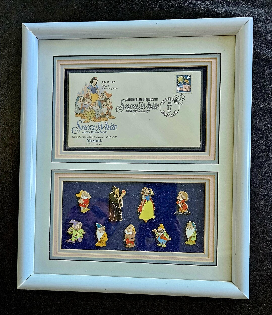 Rare 1987 1st Day Issue With Snow White & the Seven Dwarfs Color Pins ...