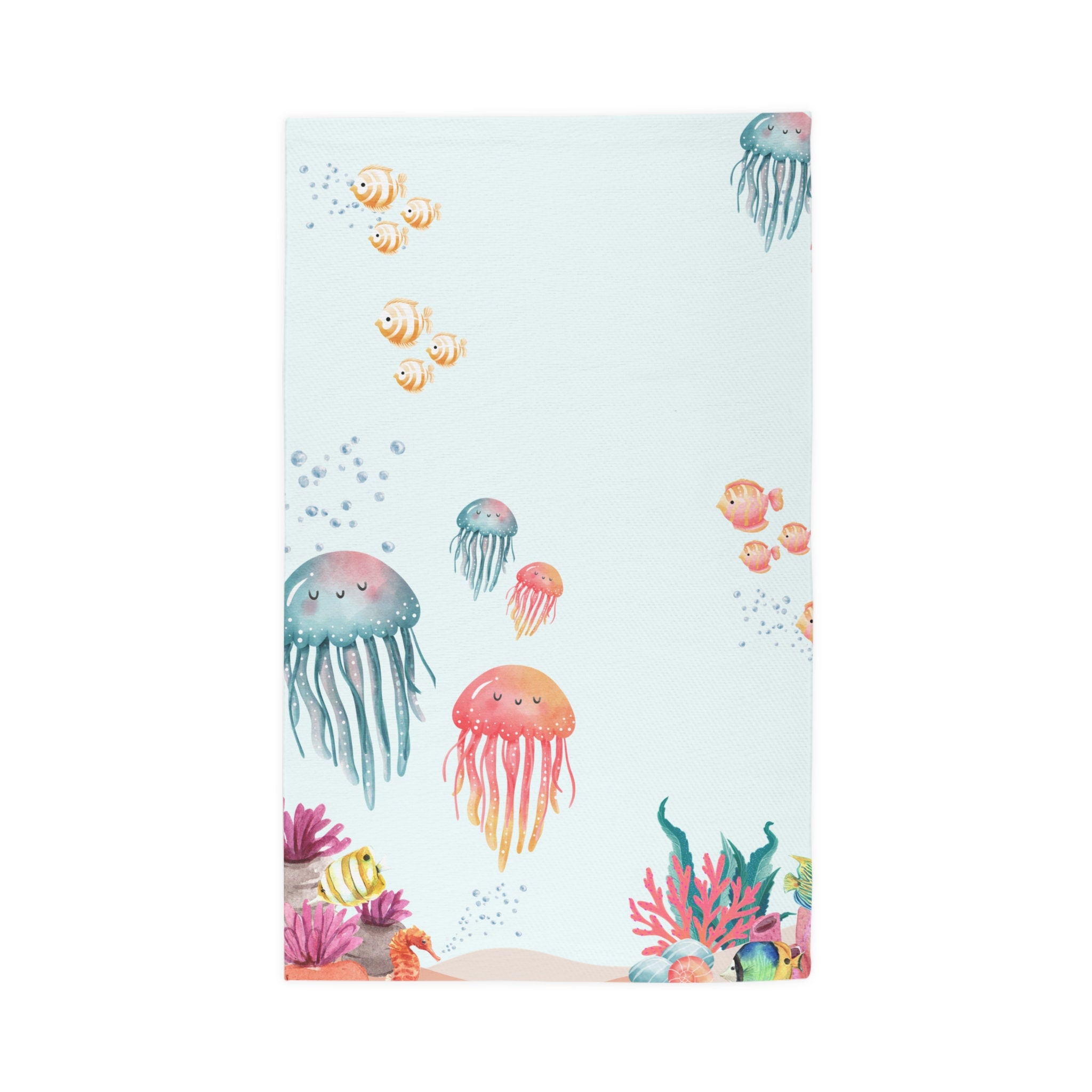 Jellyfish Nursery Rug, Underwater Theme Nursery Decor, Under the Sea ...