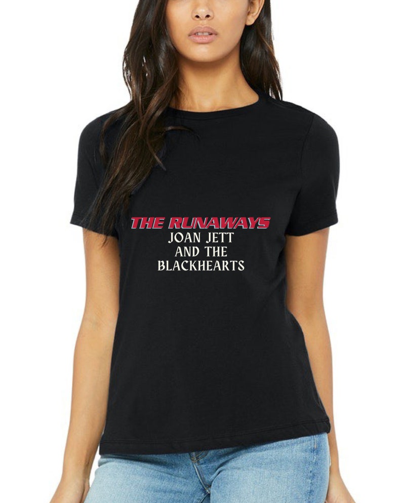Joan Jett Tshirt the Runaways 70s Inspired Tee Ringer Tee - Etsy
