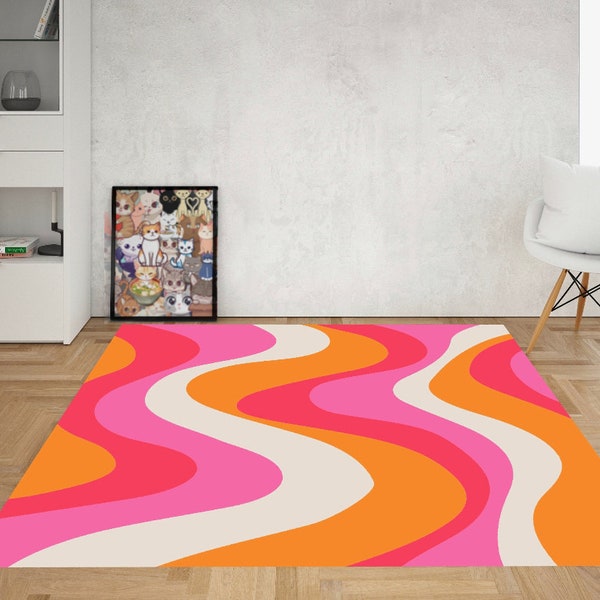 Pink Rug - Etsy