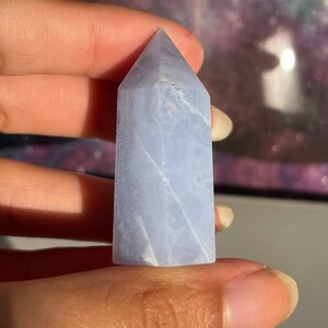 Mini Blue Lace Agate Tower - Etsy