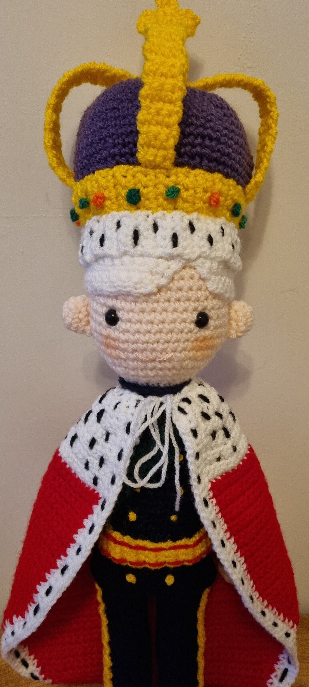 Crochet King Charles Coronation - Etsy UK