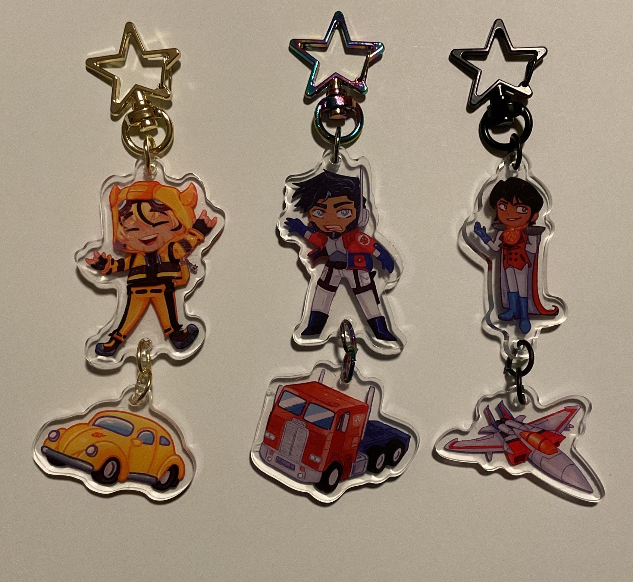 Transformers Human Gijinka Alternate Universe Au Keychains Dangle Car ...