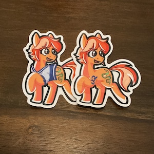 One Piece My Little Pony Stickers Luffy Nami Zoro Usopp Sanji Tony Tony ...
